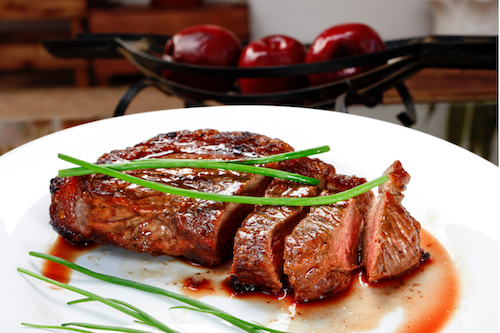 Apple Smoked BBQ Filet Mignon, Loaded Mashed Potatoes & Green Beans