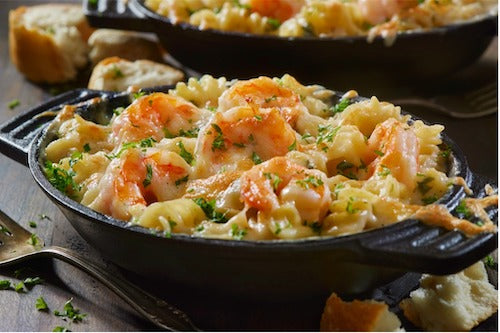 Shrimp, Rotini Pasta in Garlic Wine Sauce - NEW