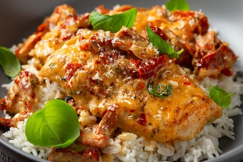 Mia's Italian Chicken, Rice, and Broccoli