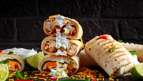 Jumbo Loaded Chicken Wrap