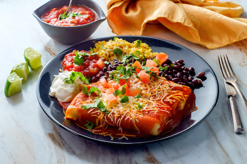 Smoked Brisket Enchilada Ranchero Dinner